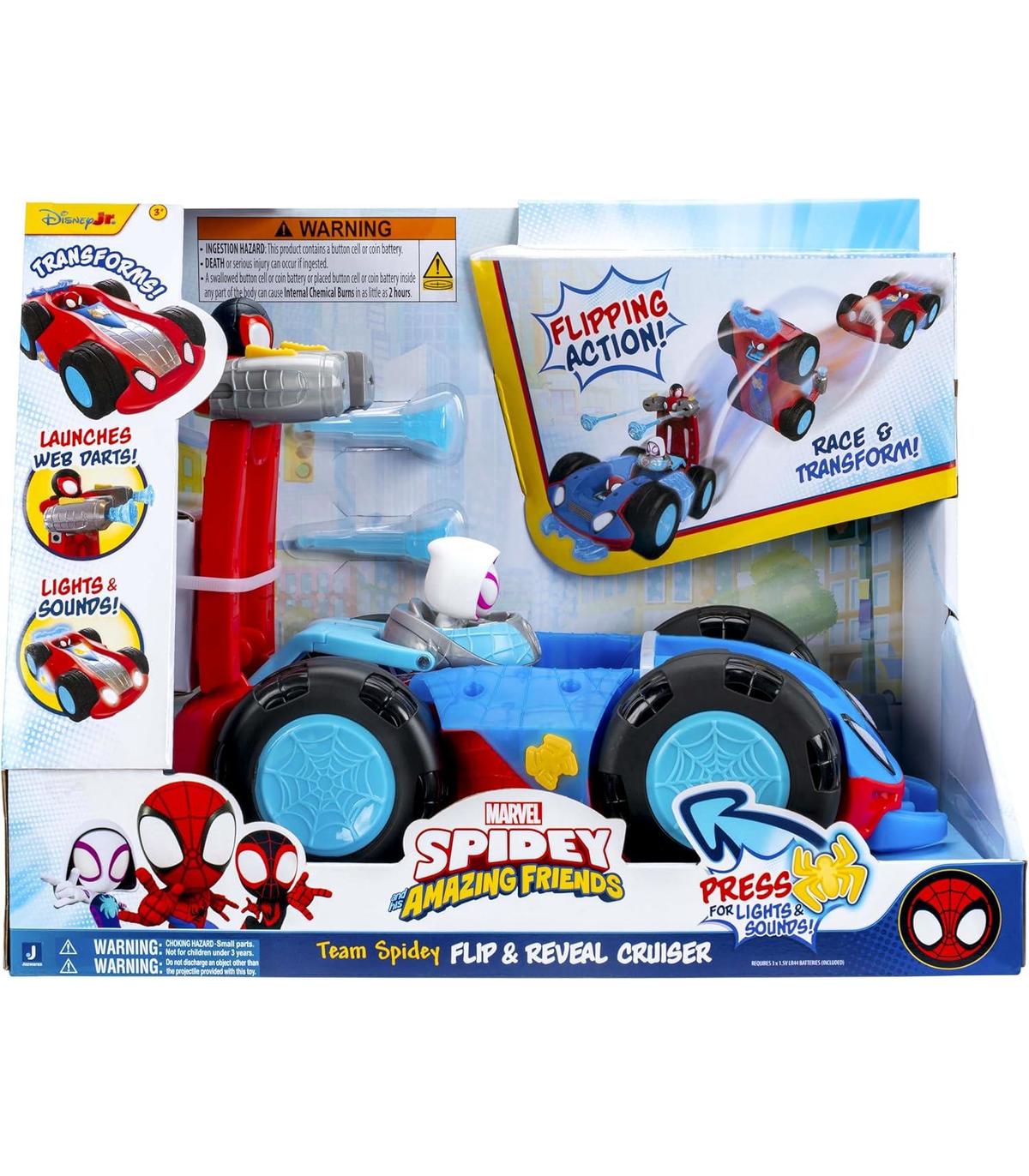 Snf Vehiculo Deluxe Team Spidey Flip & Reveal Cruiser